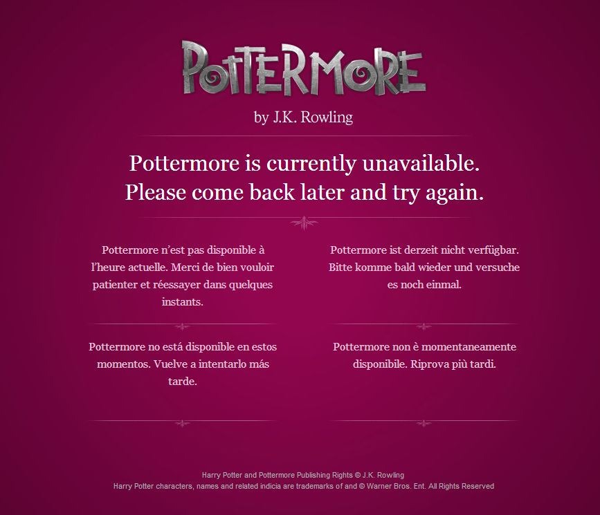 Феновете на Хари Потър претовариха сайта Pottermore заради нов разказ ...